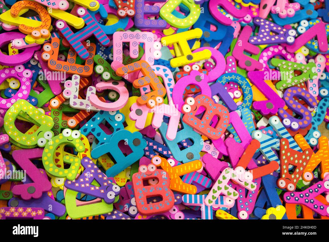 Color letter icons hi-res stock photography and images - Alamy