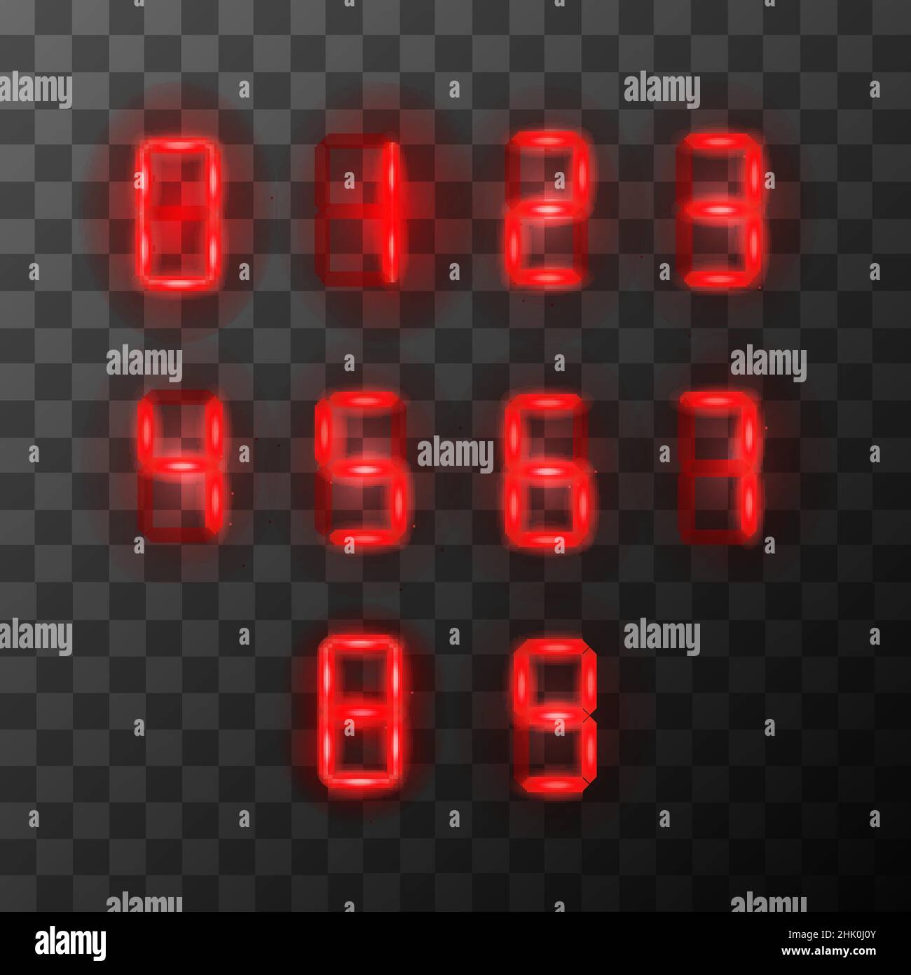 Luminous digits hi-res stock photography and images - Alamy