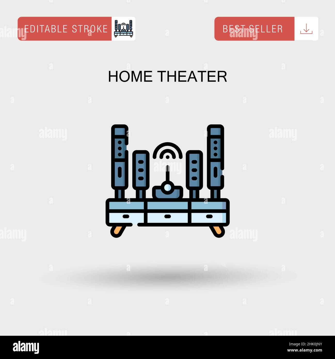 White house movie theater Stock Vector Images - Alamy