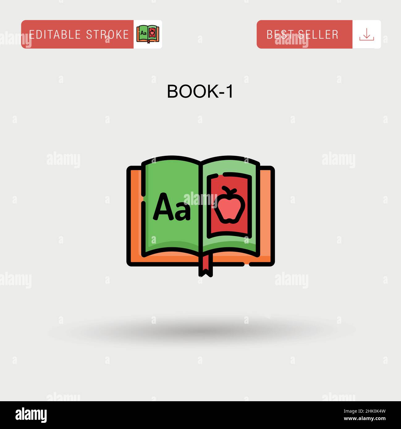 Student 1 book Stock Vector Images - Alamy