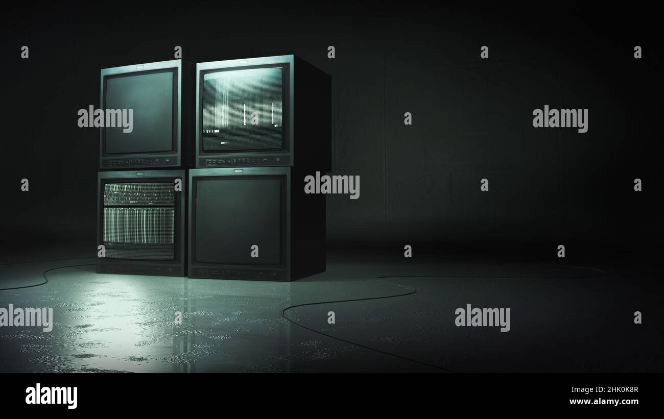 Tv set 90s hi-res stock photography and images - Alamy