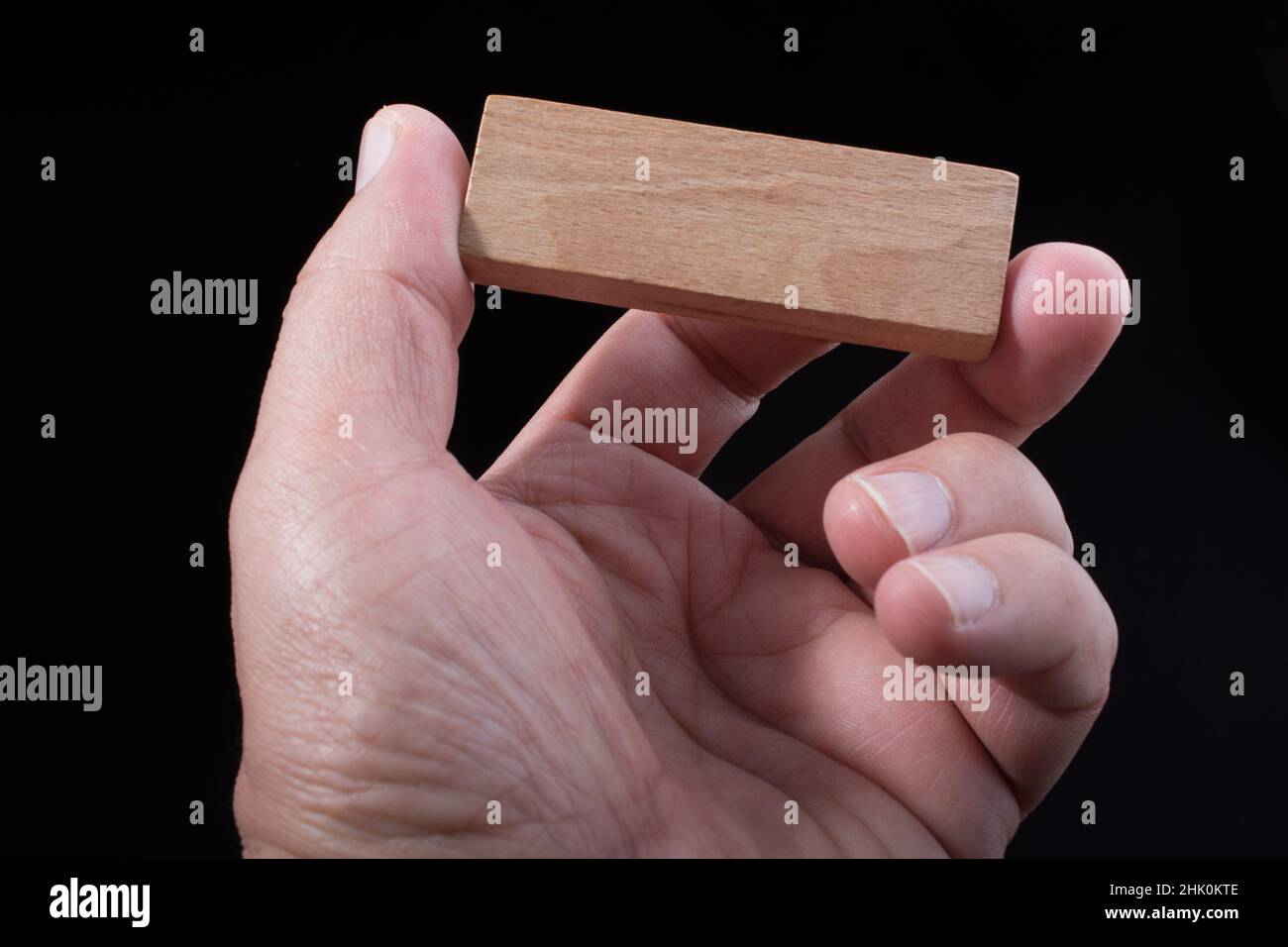 Wood cut hand hi-res stock photography and images - Alamy