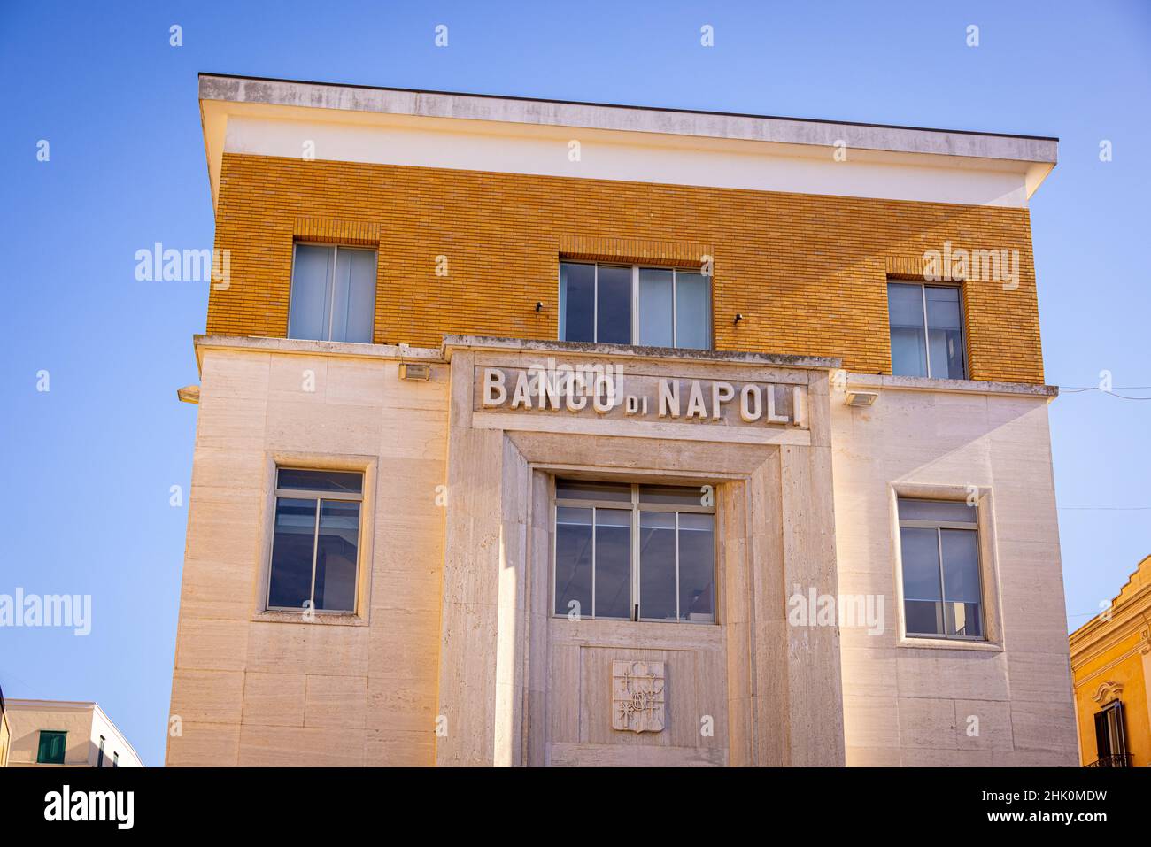 Famous Bank in Italy - the Banco di Napoli - MATERA, ITALY - OCTOBER 30 ...