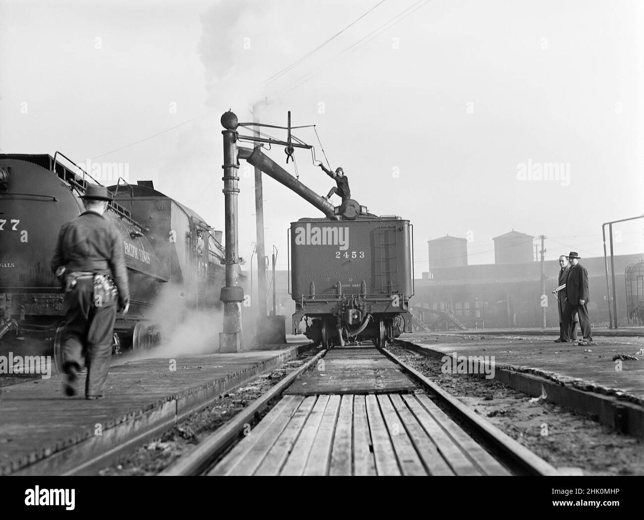Railroad freight office Black and White Stock Photos & Images - Alamy