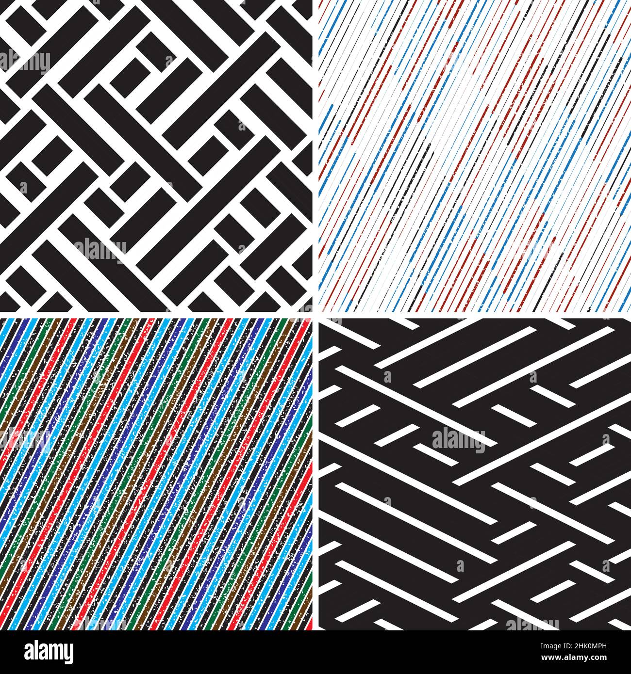 4 different vector patterns in the same package(eps). One pattern is ...