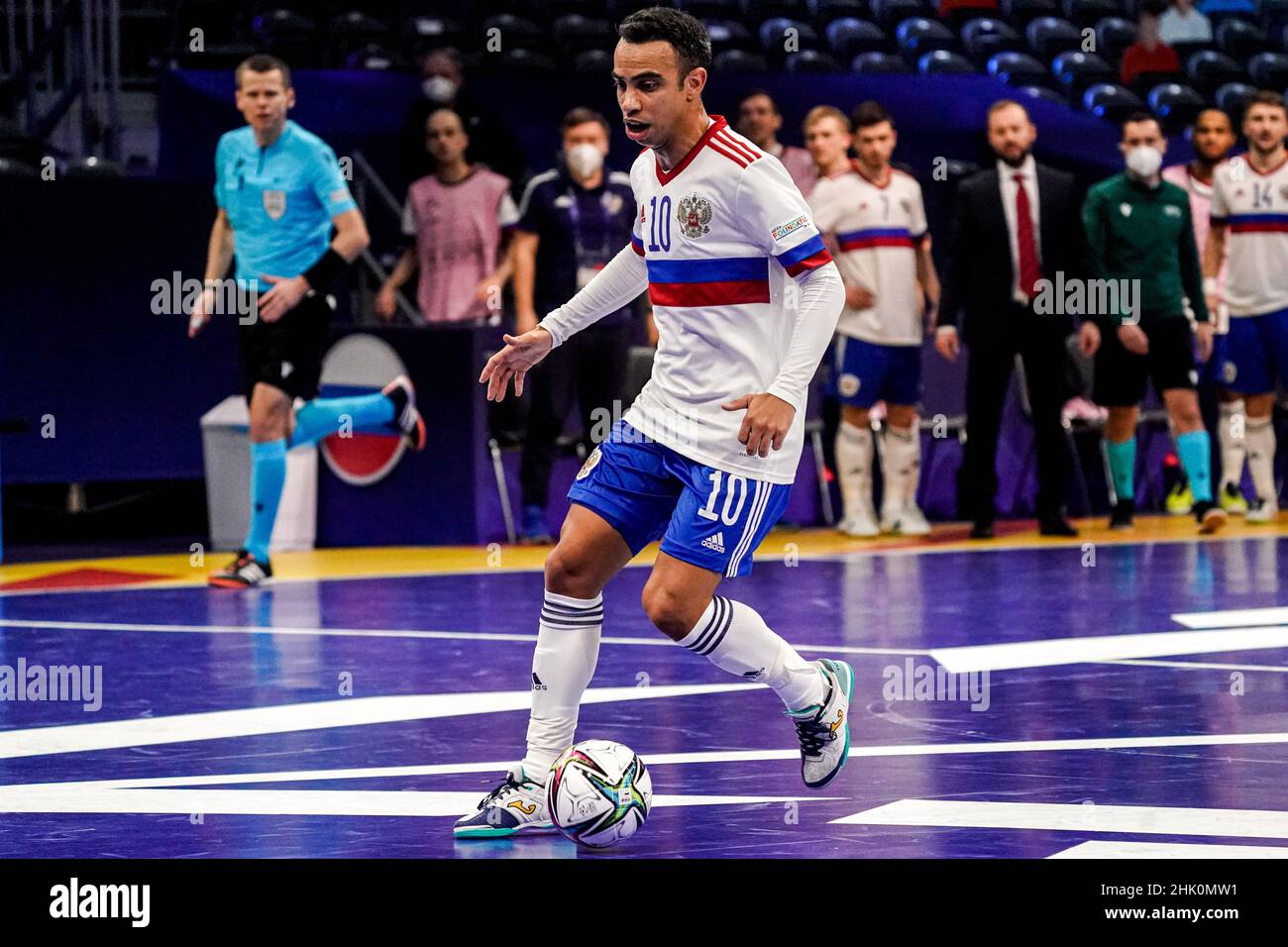 AMSTERDAM, NETHERLANDS - FEBRUARY 1: Robinho of Russia during the Men's ...