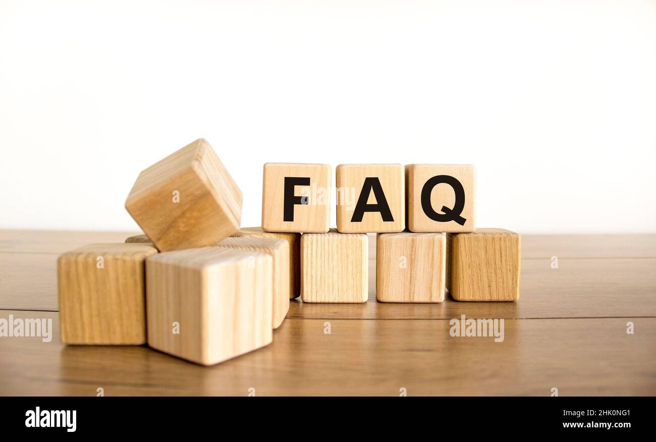 FAQ frequently asked questions symbol. Concept words FAQ frequently ...
