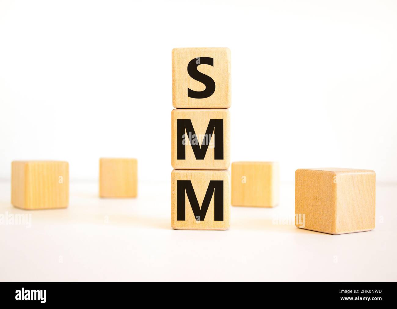SMM, social media marketing symbol. Concept word SMM social media ...