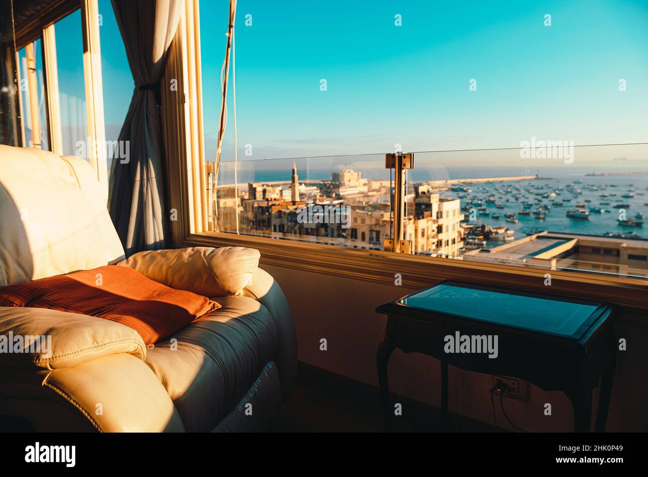 Amazing view from a rent apartment in central alexandria, view from a ...