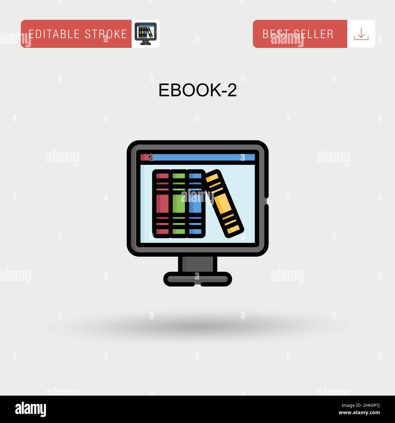 Empty notebook two white Stock Vector Images - Alamy