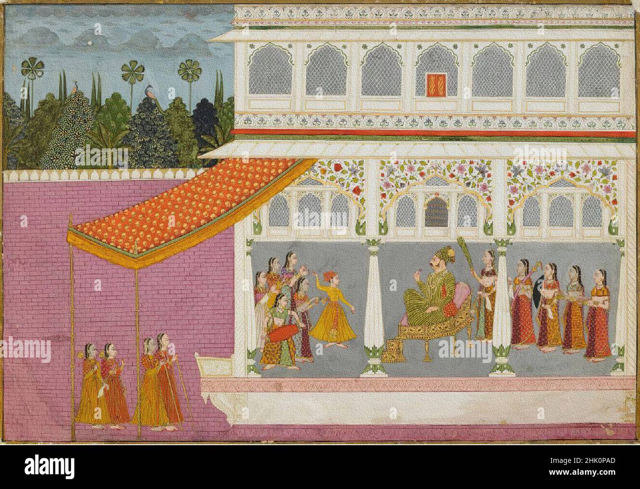 Indian dancing painting hi-res stock photography and images - Alamy