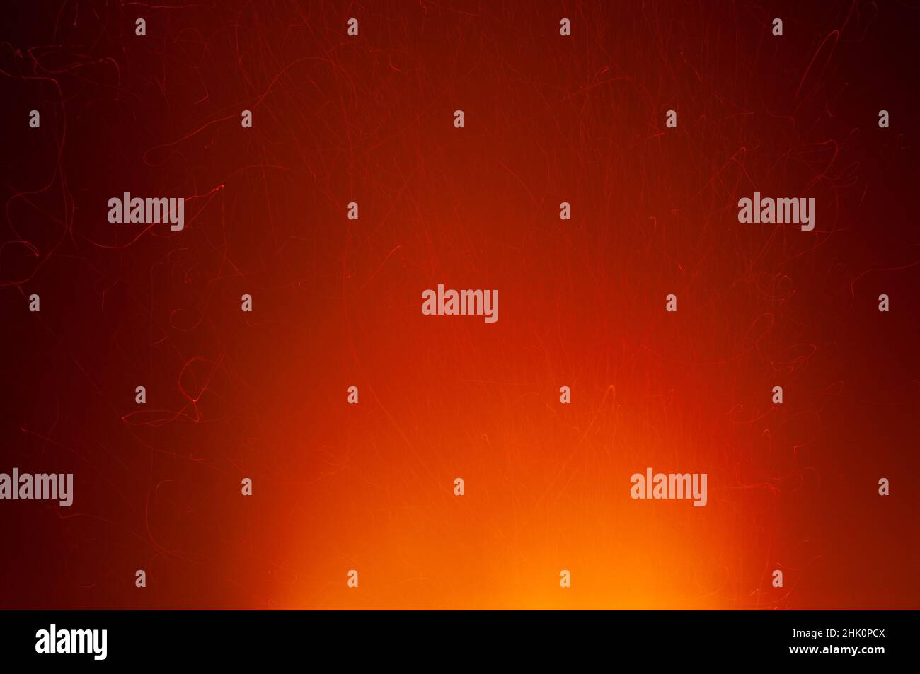 Red sparks of fire from a bonfire with a black background Stock Photo ...