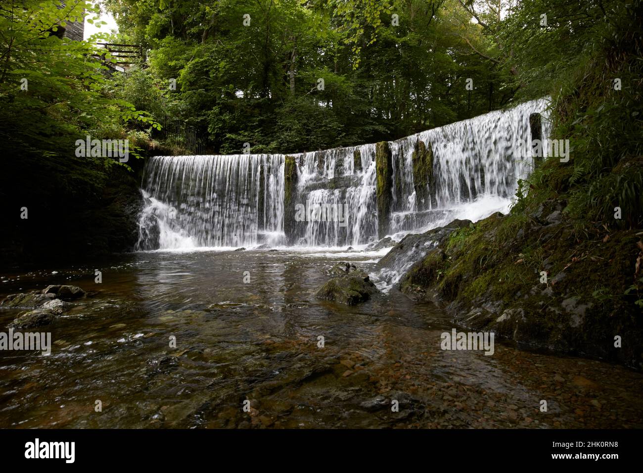 stockghyll force waterfall in ambleside lake district, cumbria, england ...
