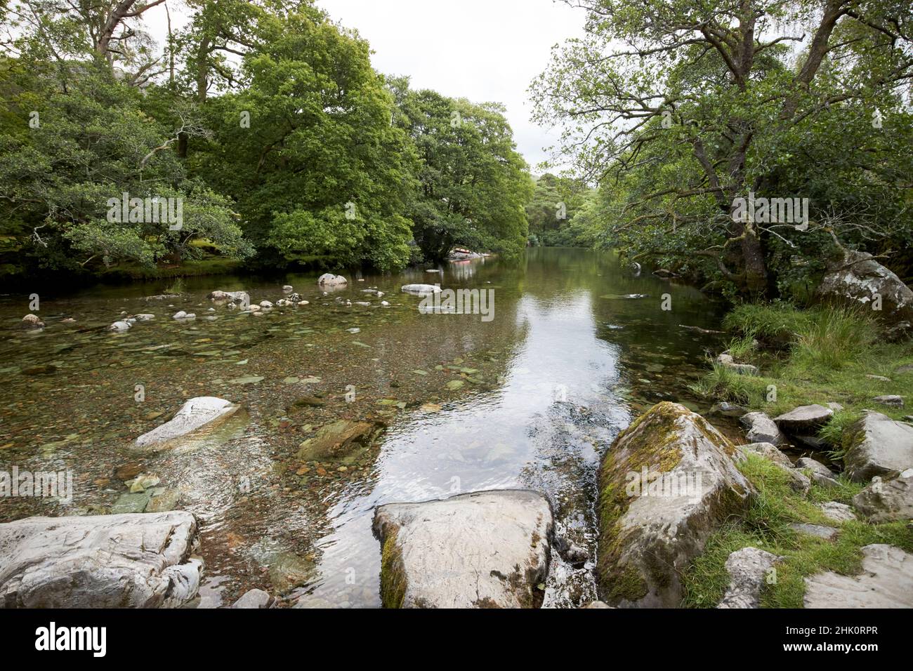 great langdale beck near elterwater quarry lake district, cumbria ...
