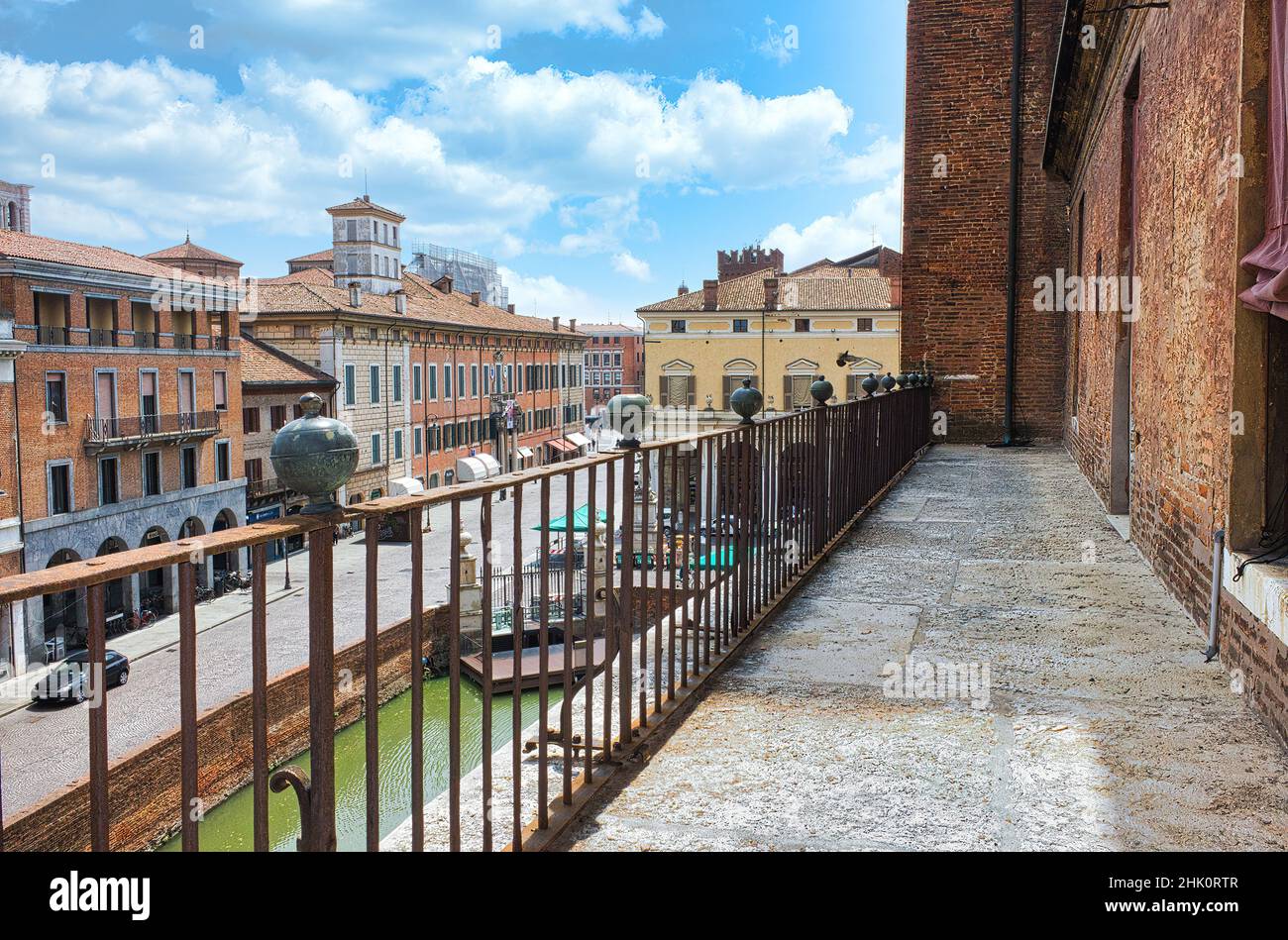 The beautiful Ferrara, Unesco Heritage city, Italy, Emilia Romagna ...
