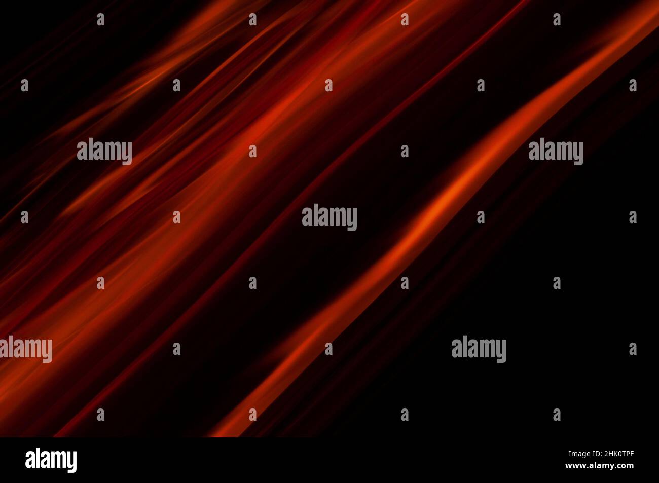 Flames of fire from a bonfire, with abstract shapes and in movement ...