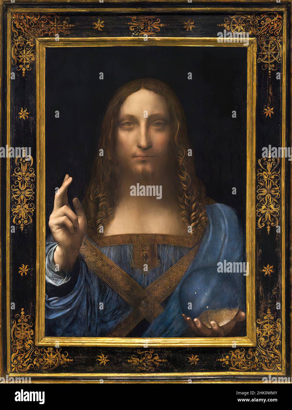 Christ blessing saviour world oil art hi-res stock photography and images - Alamy