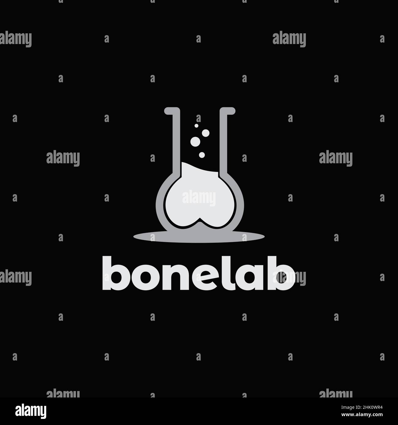 science bone laboratory logo design, vector graphic symbol icon ...