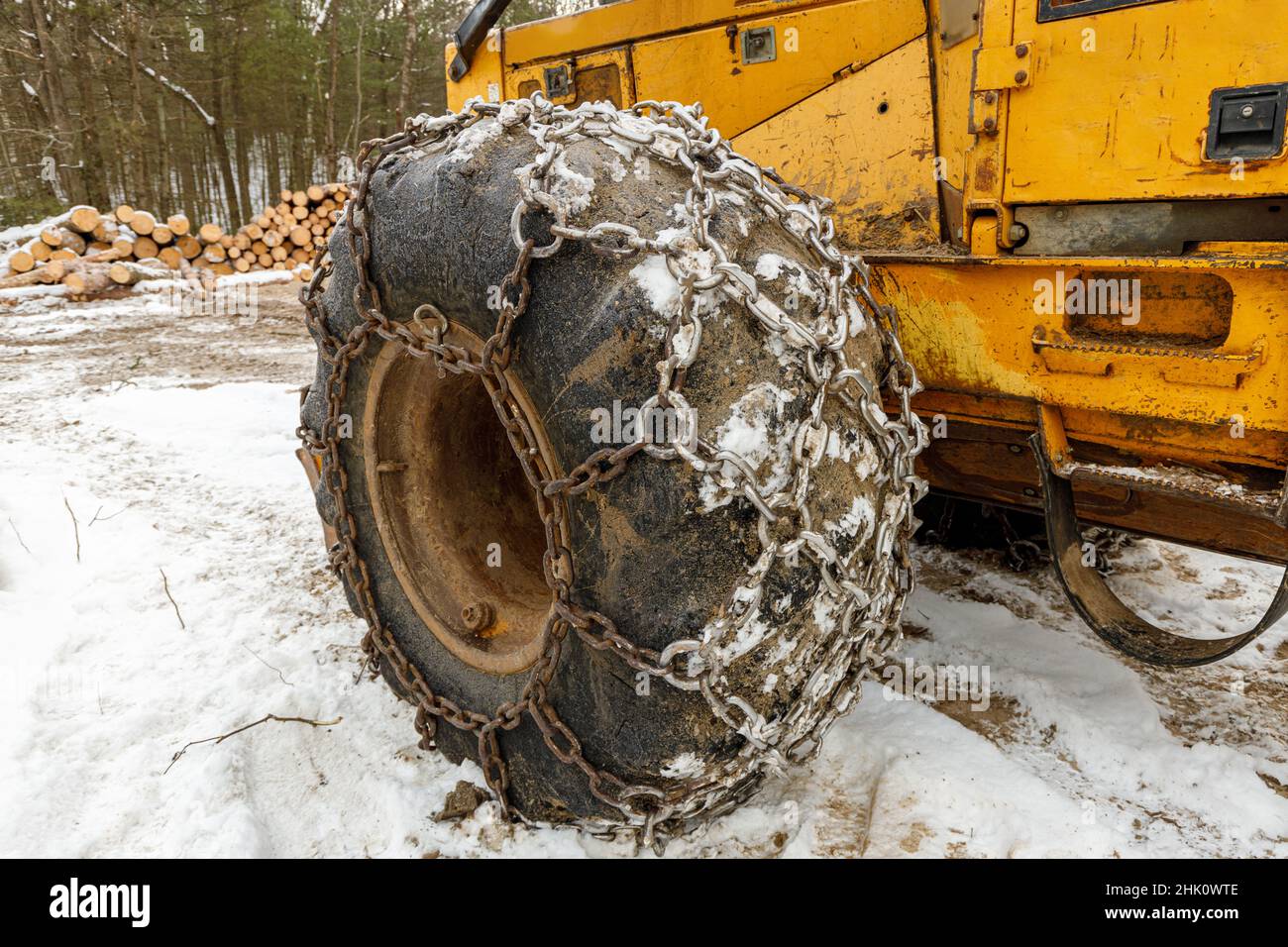 Tire chains hi-res stock photography and images - Alamy