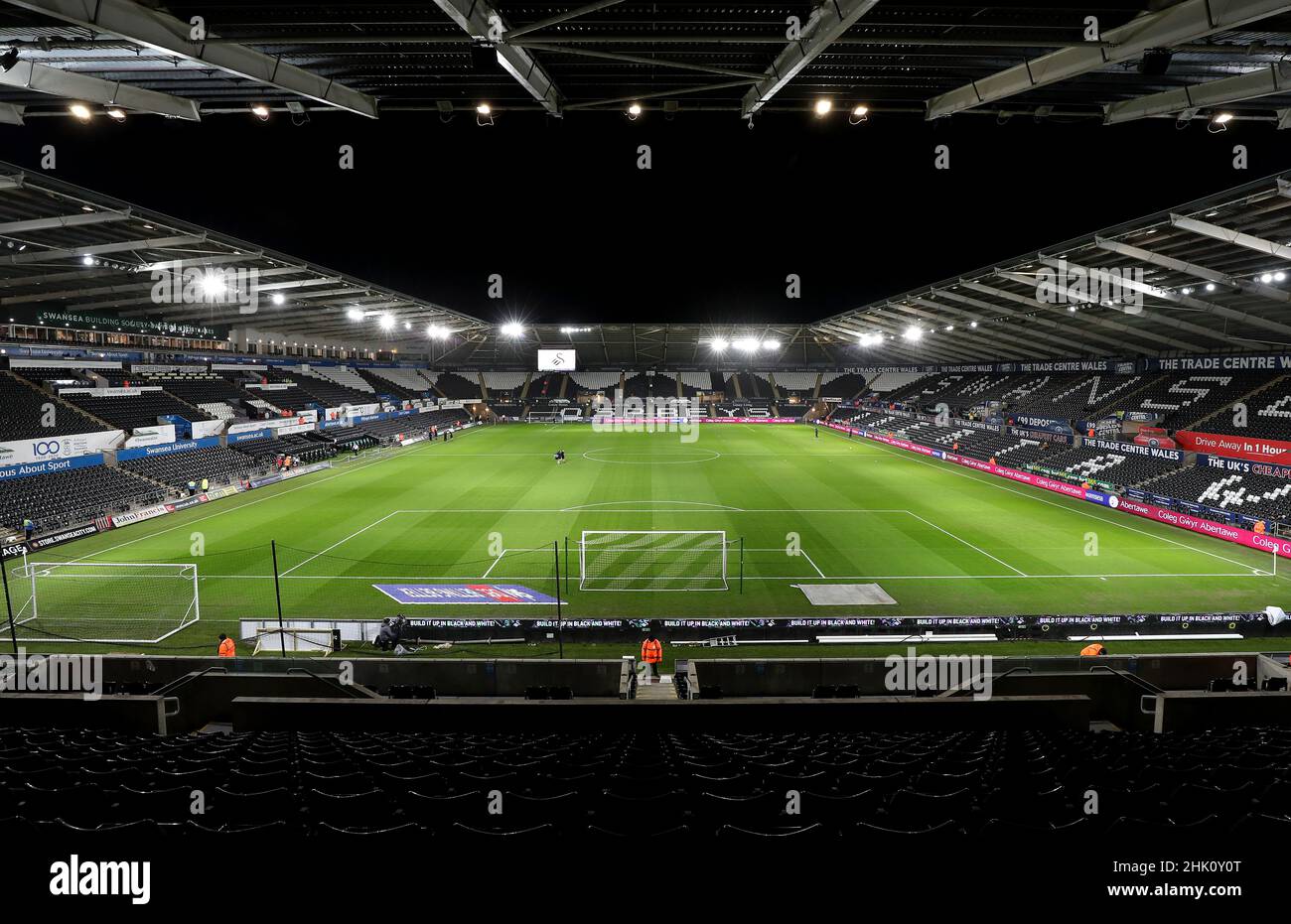 Swansea com stadium view hi-res stock photography and images - Alamy
