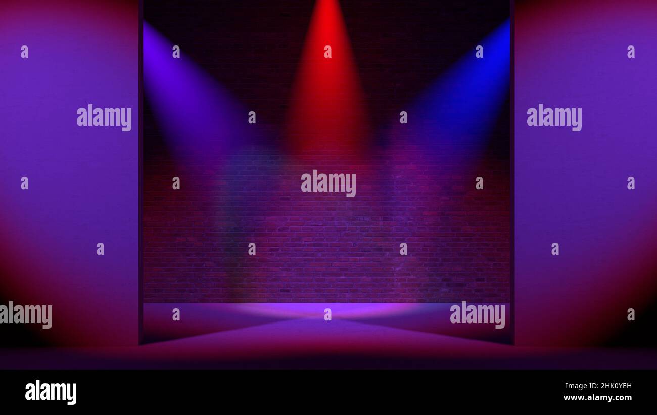 3d background from spotlight light beam Stock Photo - Alamy