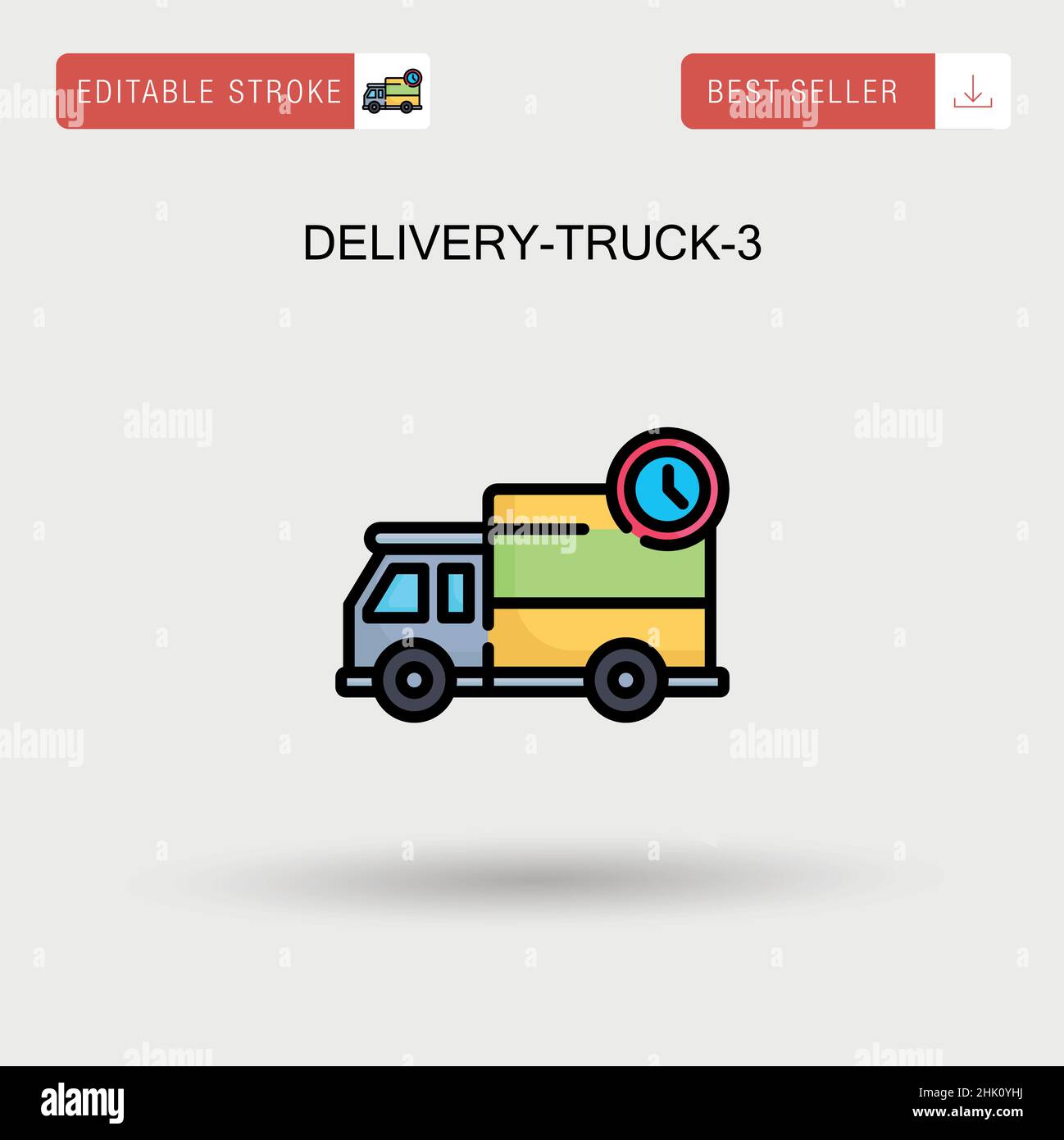 Transport truck 3 Stock Vector Images - Alamy