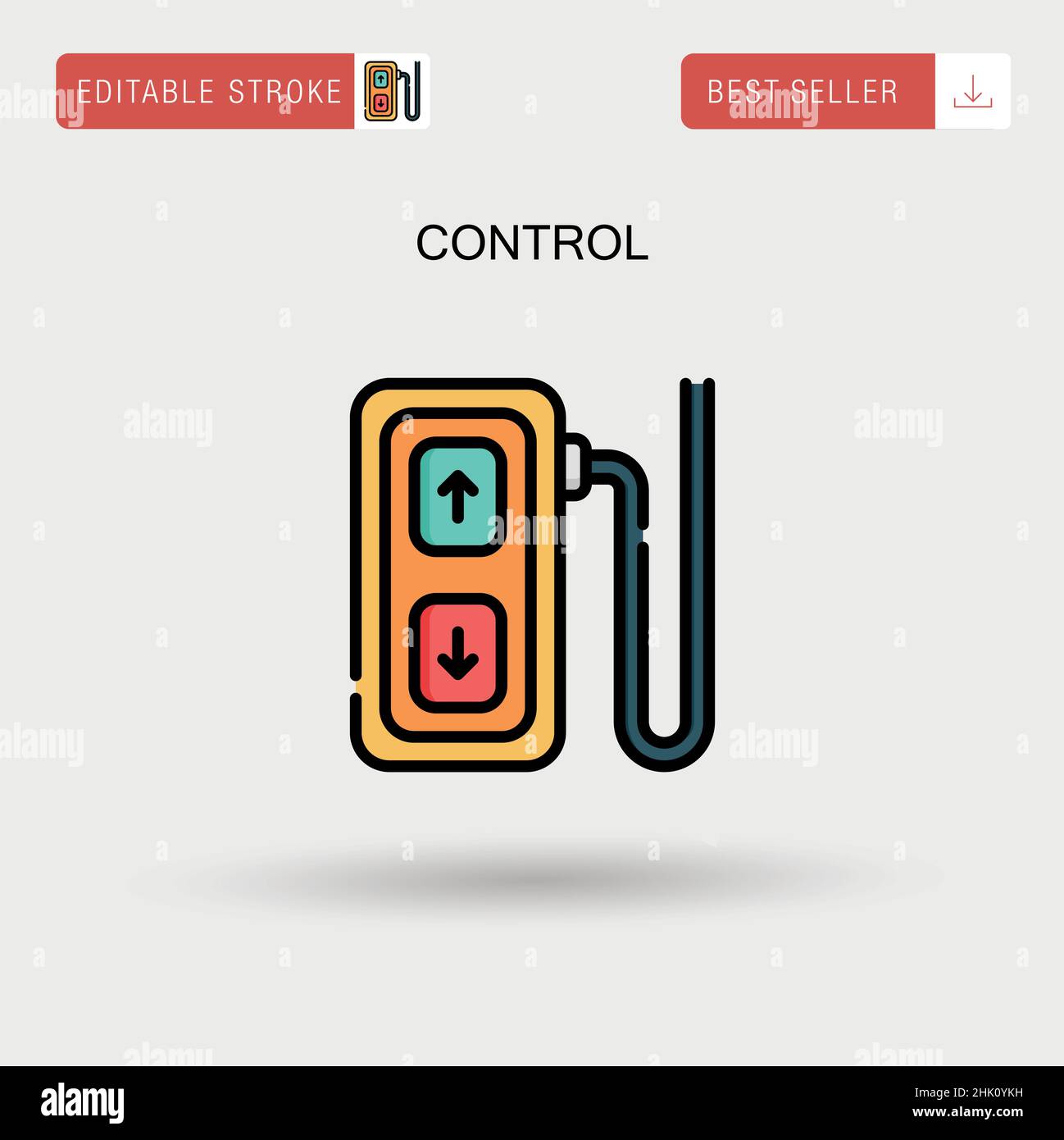 Control Simple vector icon Stock Vector Image & Art - Alamy