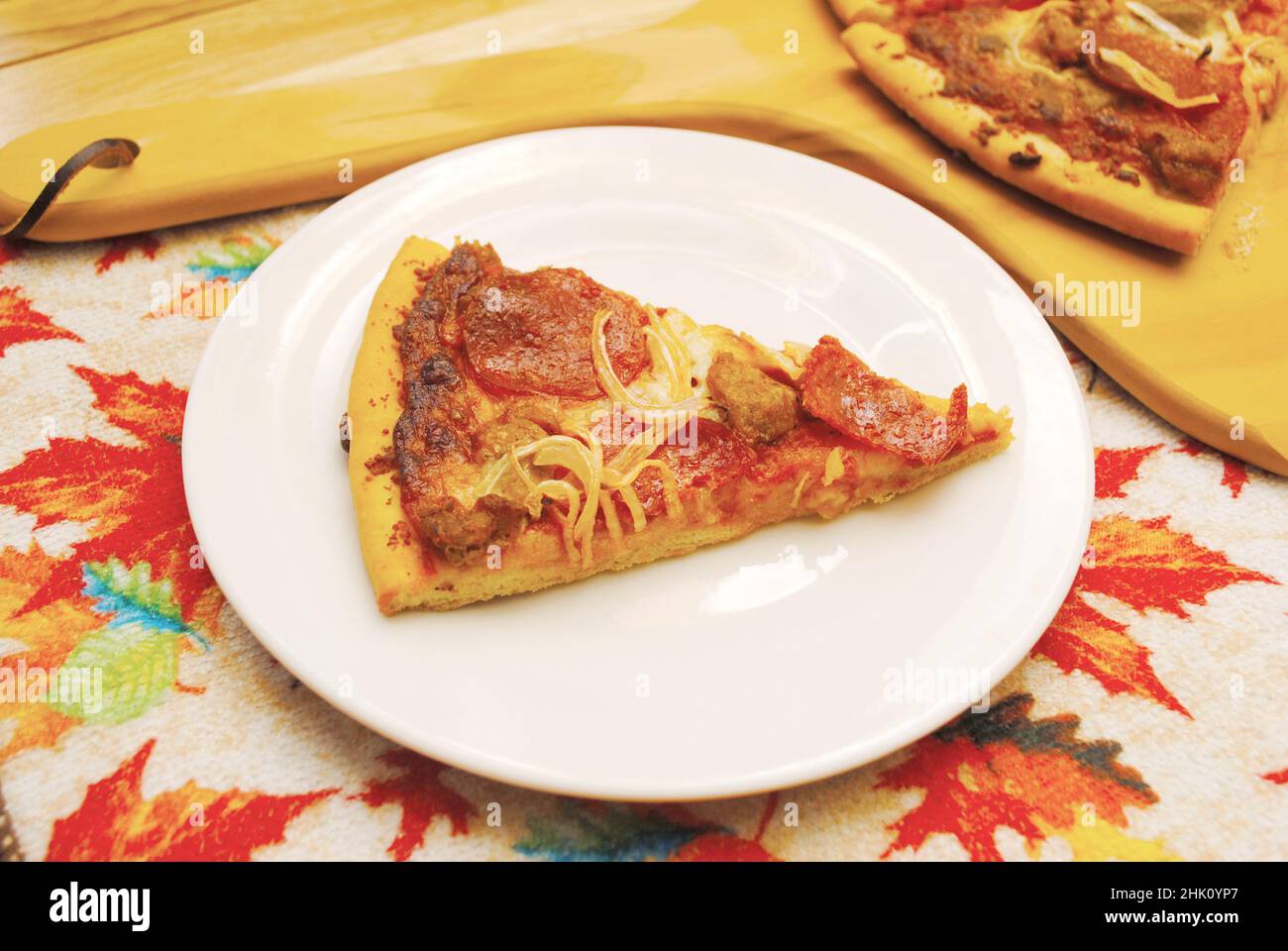 Dish pizza take slice hi-res stock photography and images - Alamy