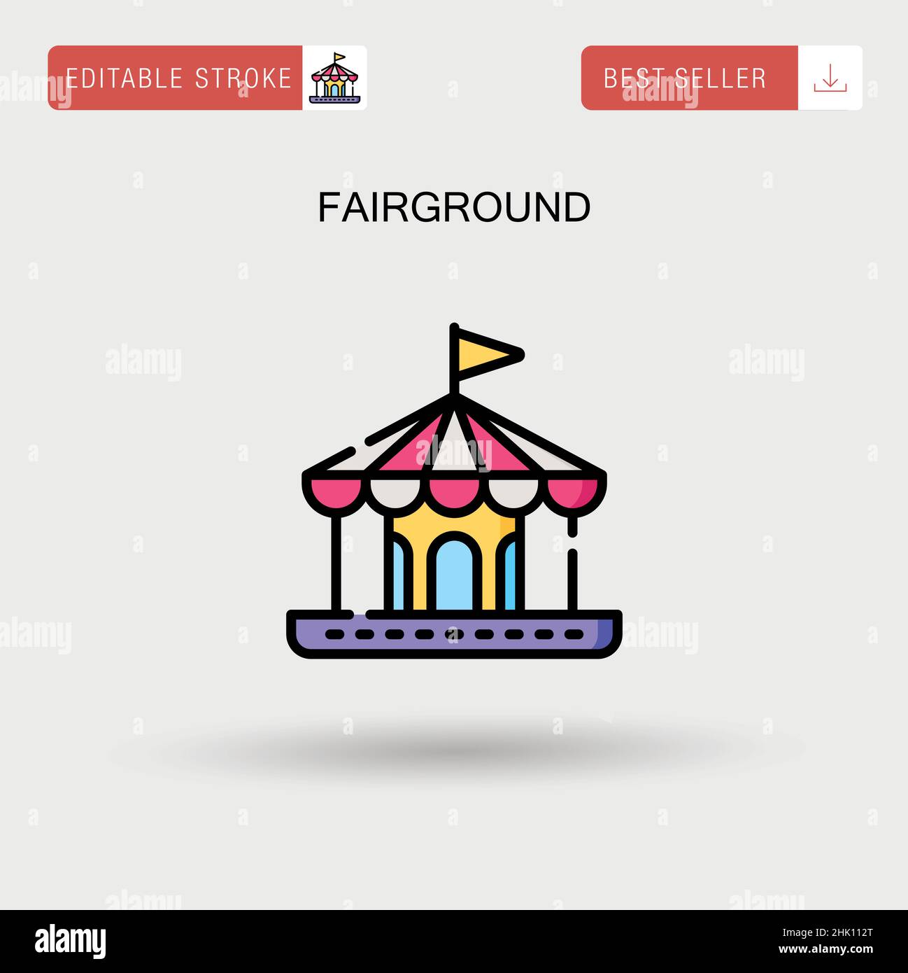 Cartoon fairground hi-res stock photography and images - Alamy