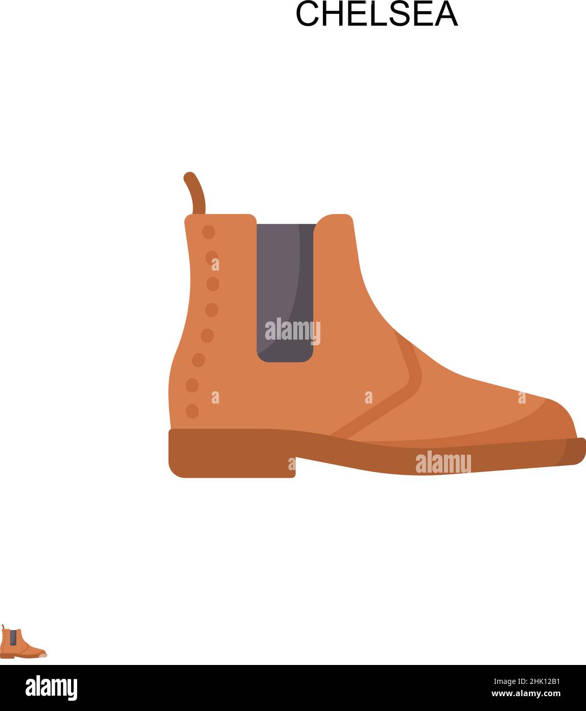 Chelsea Simple vector icon. Illustration symbol design template for web ...