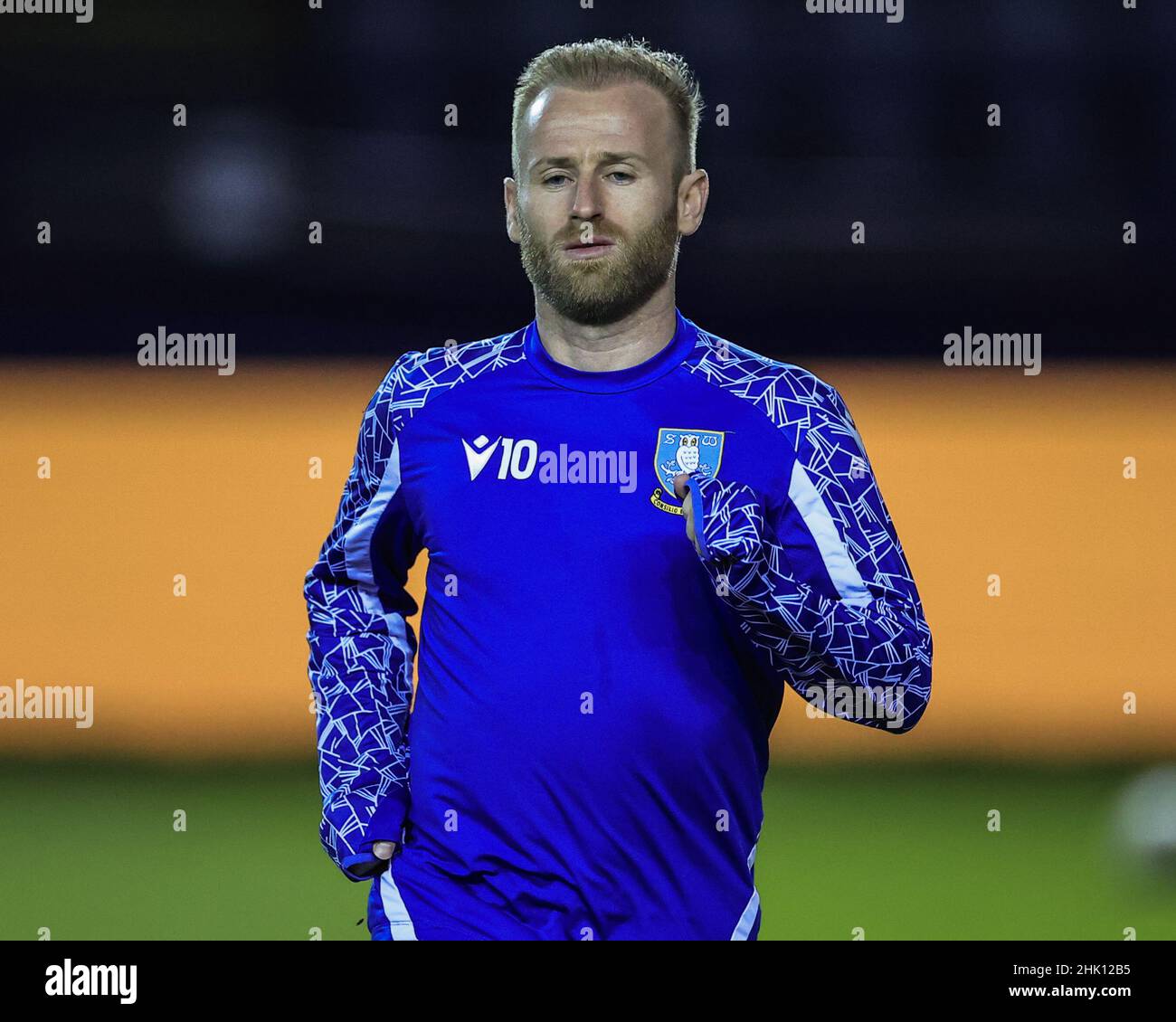 Barry Bannan #10 of Sheffield Wednesday during the pre-game warmup ...