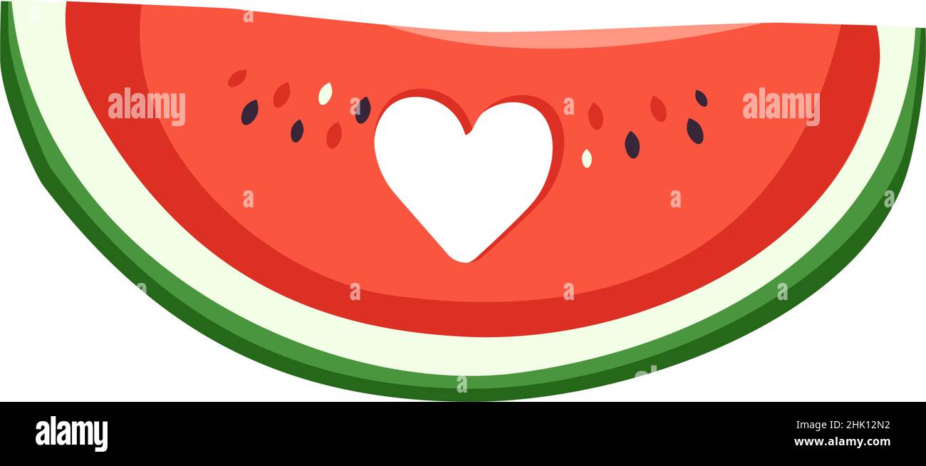 Heart Carved Watermelon