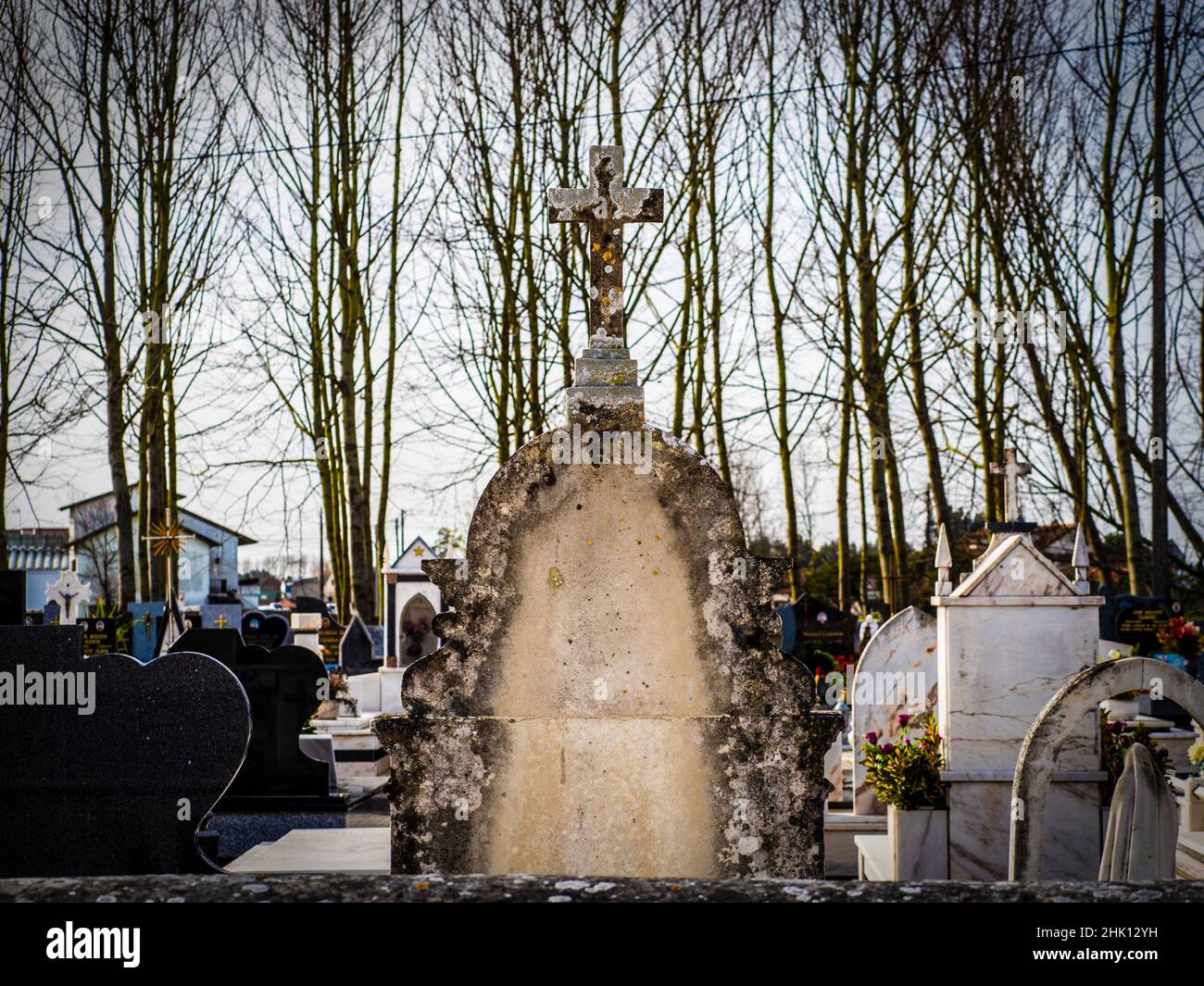 Rural cemetery in Portugal Stock Photo - Alamy