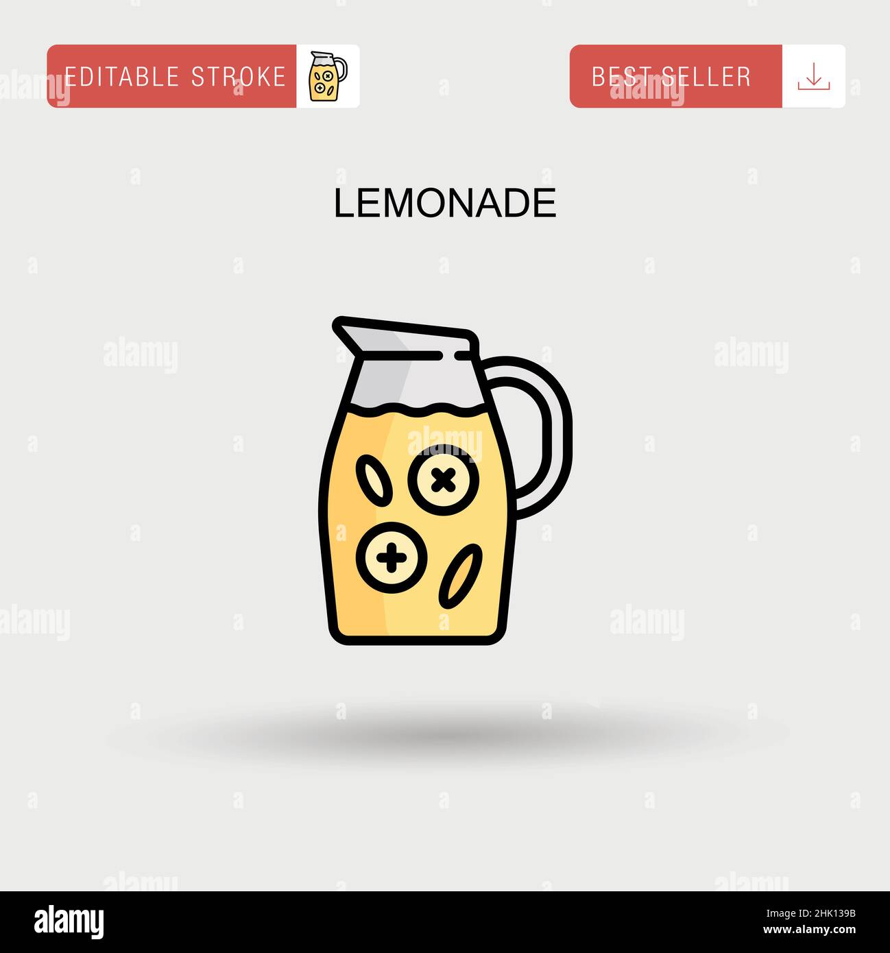 Lemonade Simple vector icon Stock Vector Image & Art - Alamy