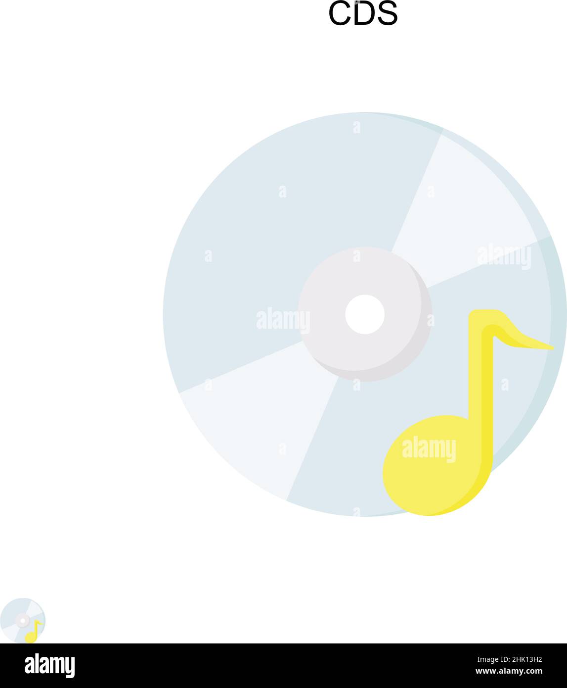 Cds Simple vector icon. Illustration symbol design template for web ...