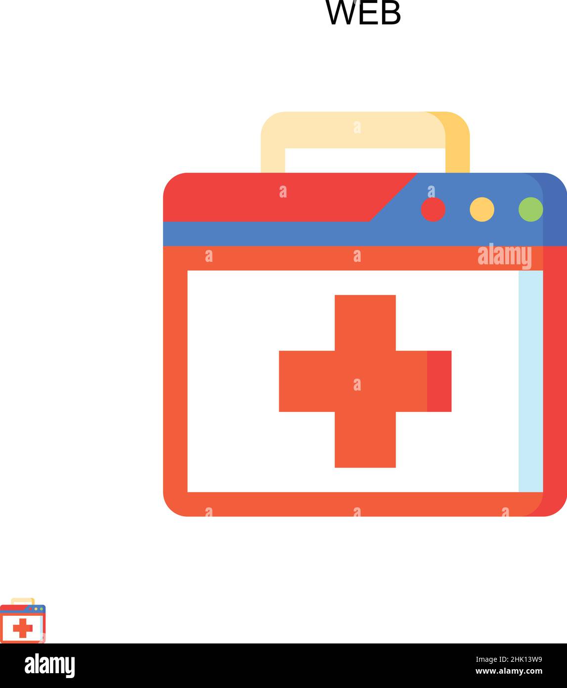Web Simple vector icon. Illustration symbol design template for web ...