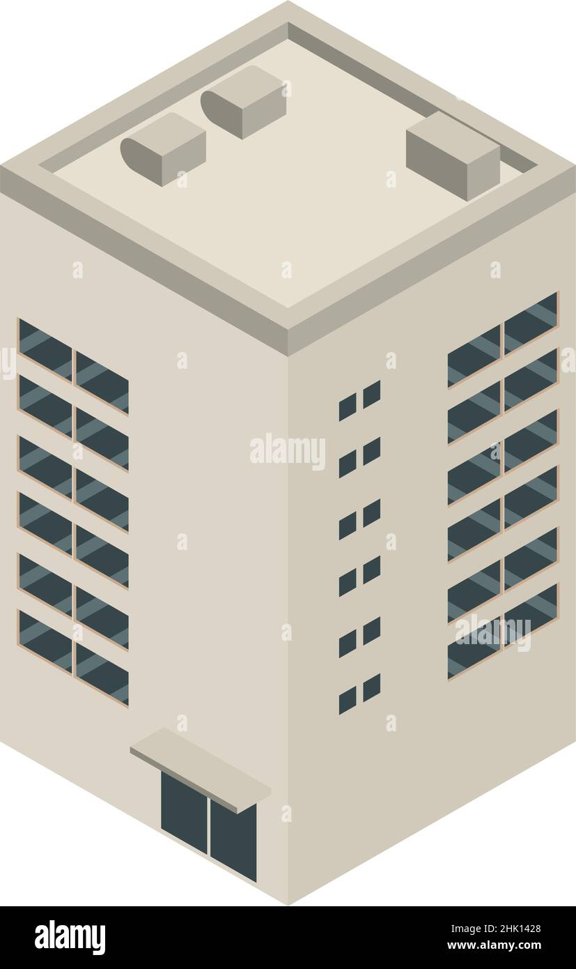 isometric building architecture Stock Vector Image & Art - Alamy