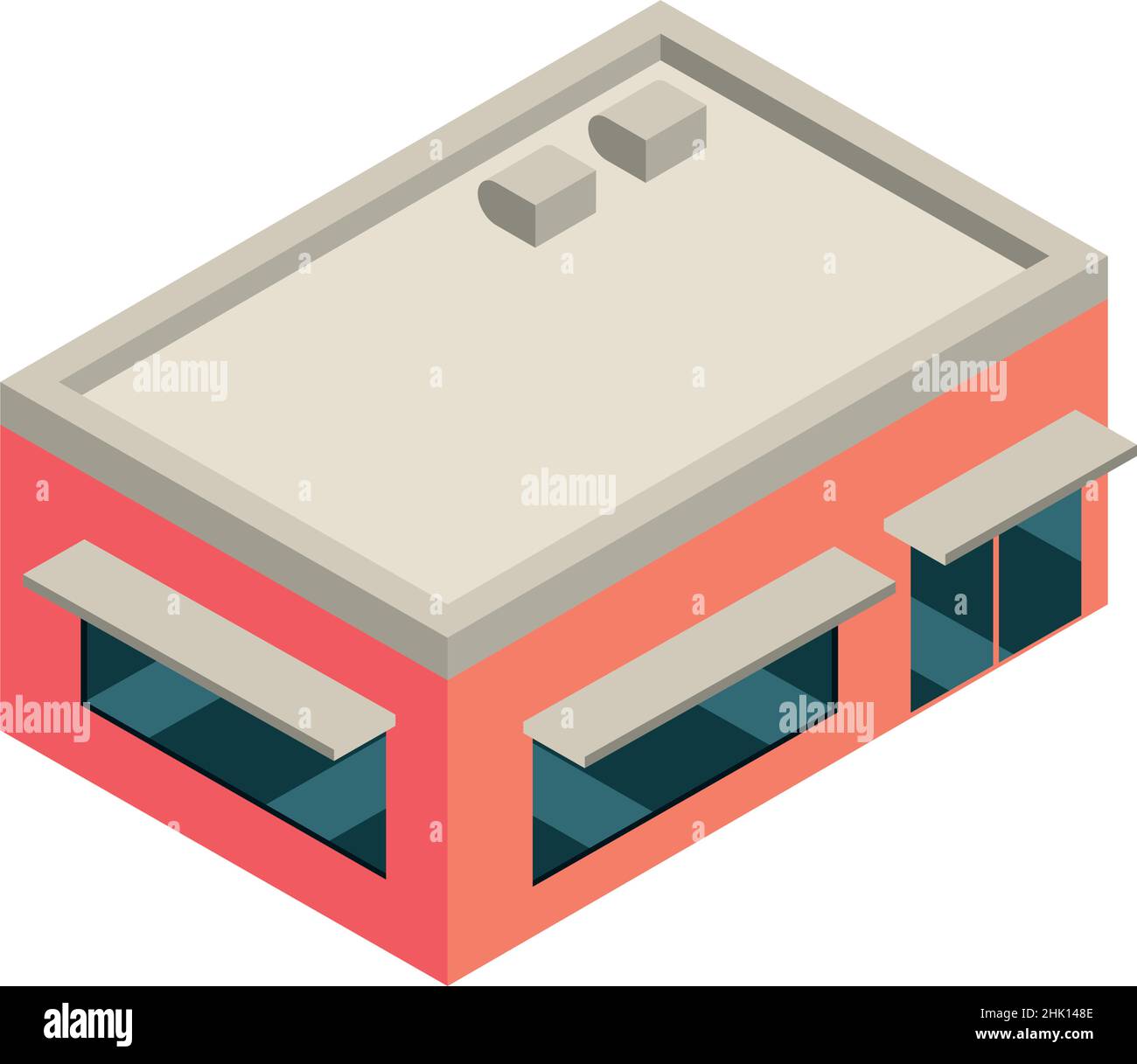 building commercial isometric Stock Vector Image & Art - Alamy