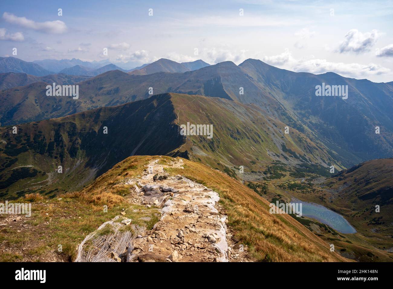 Panorama from the top of Wolowiec (Volovec) on the Polish-Slovak border ...