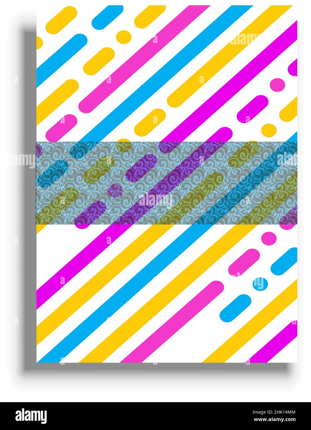 Presentation or book cover template, colorful vector background ...