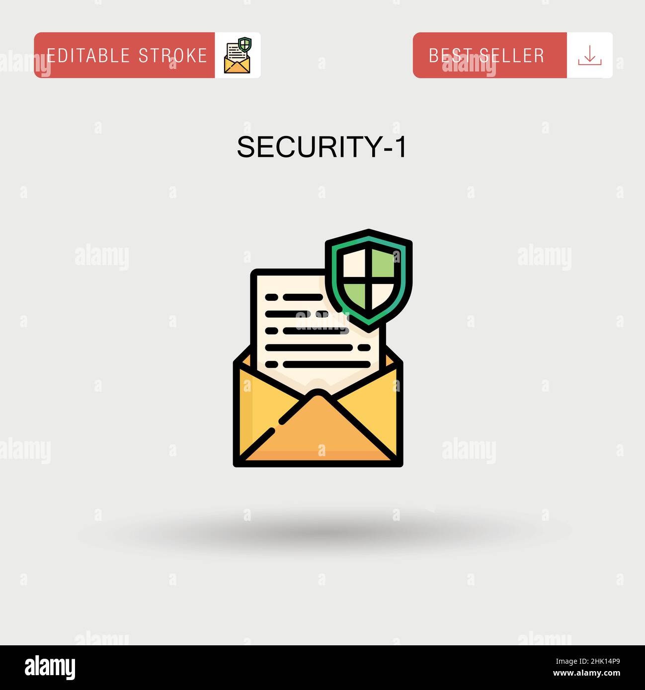 Cyber security black icon Stock Vector Images - Alamy