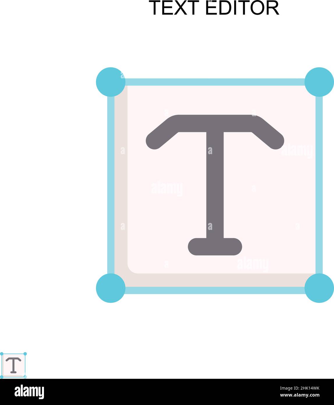 Text underline edit icon illustration hi-res stock photography and ...