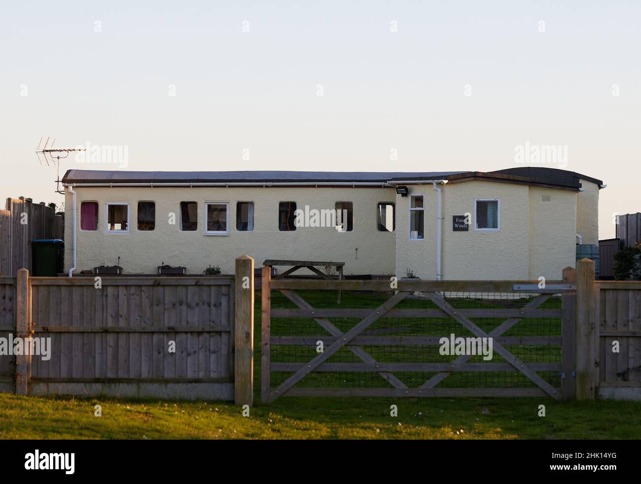 Railway Carriage Converted Into A Home High Resolution Stock ...