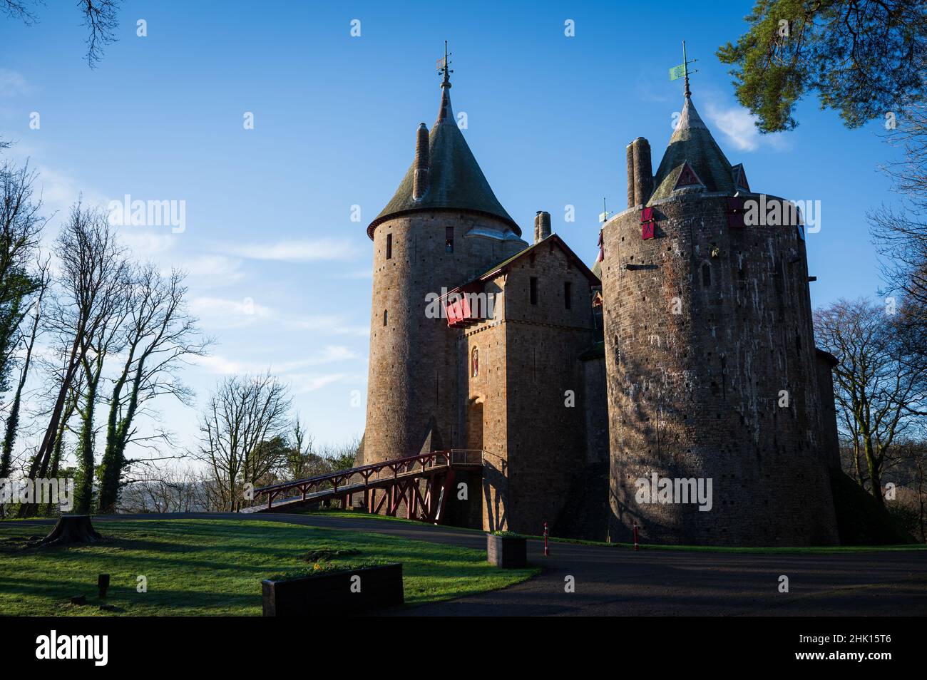 Castell Coch, A Fairy Tale Castle in Tongwynlais, Cardiff, Wales Stock ...