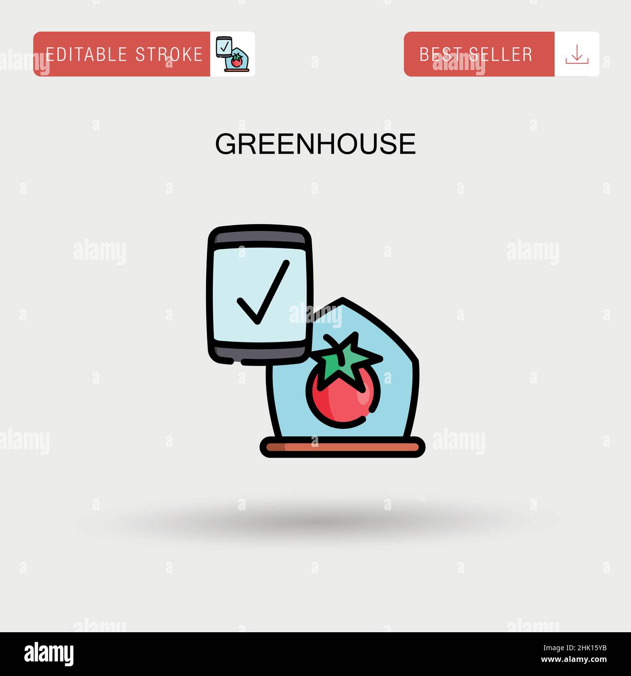 Greenhouse agriculture ecology Stock Vector Images - Alamy