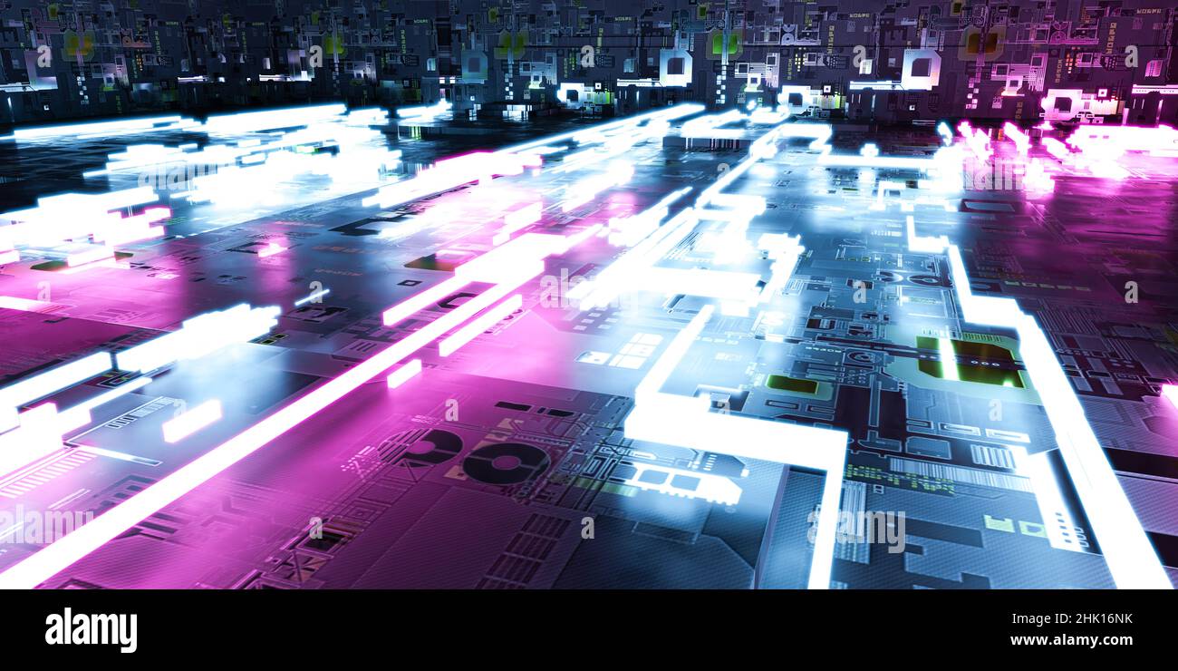 abstract silicon ocmputer hardware chip technology surface 3d render ...