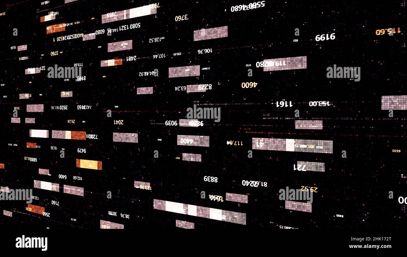 Abstract technology background with blocks of flat rectangles and ...