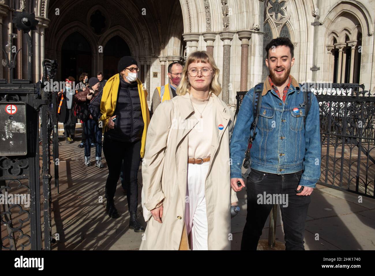 London, England, UK 1 February 2022 Nineteen Insulate Britain ...