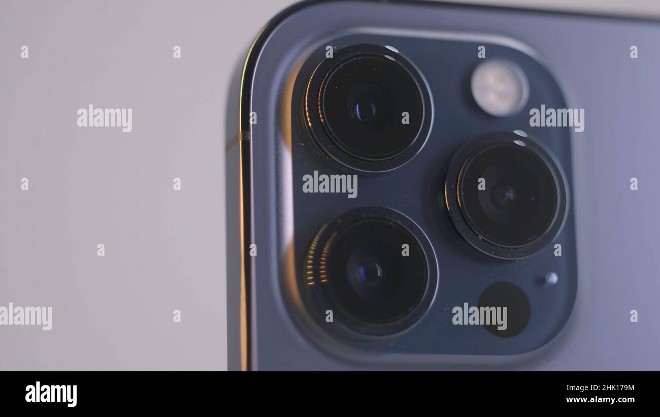 Bangkok, Thailand - 11.10.2020: Apple new smartphone iPhone 12 Pro Max ...