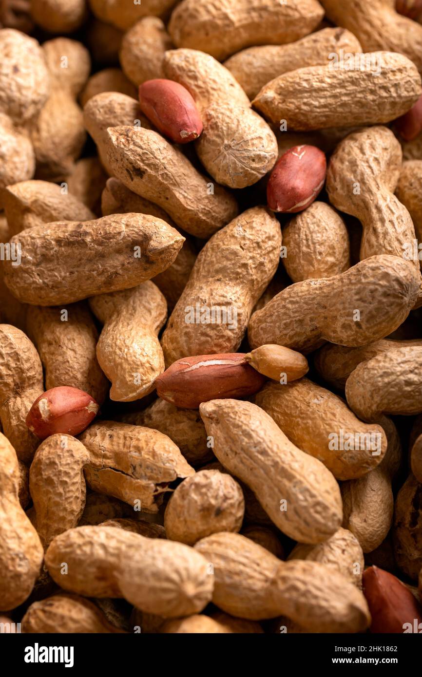 Peanuts or monkey nuts in a shell Stock Photo - Alamy